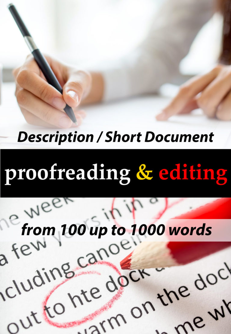 Proofreading & Editing (Description) – JabezLAB